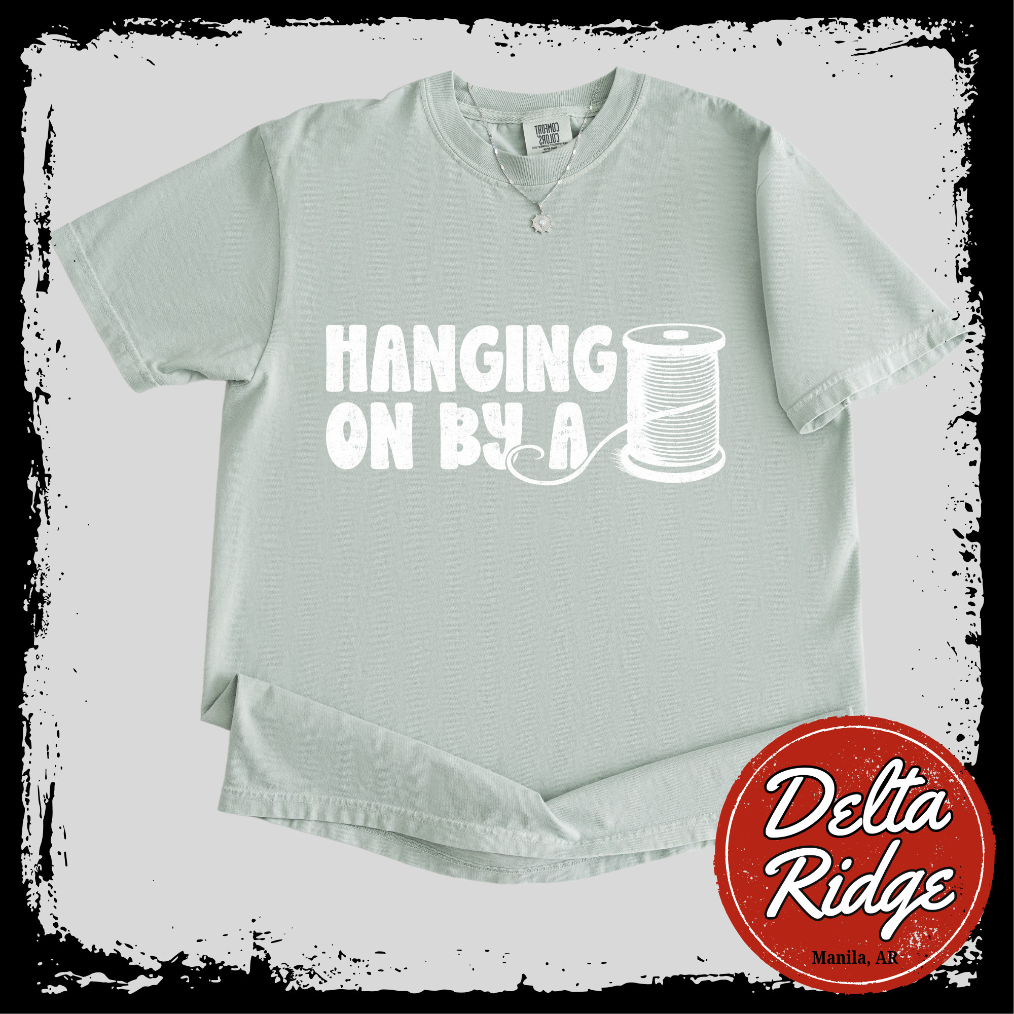 Hanging On (White) – Delta Ridge Designs