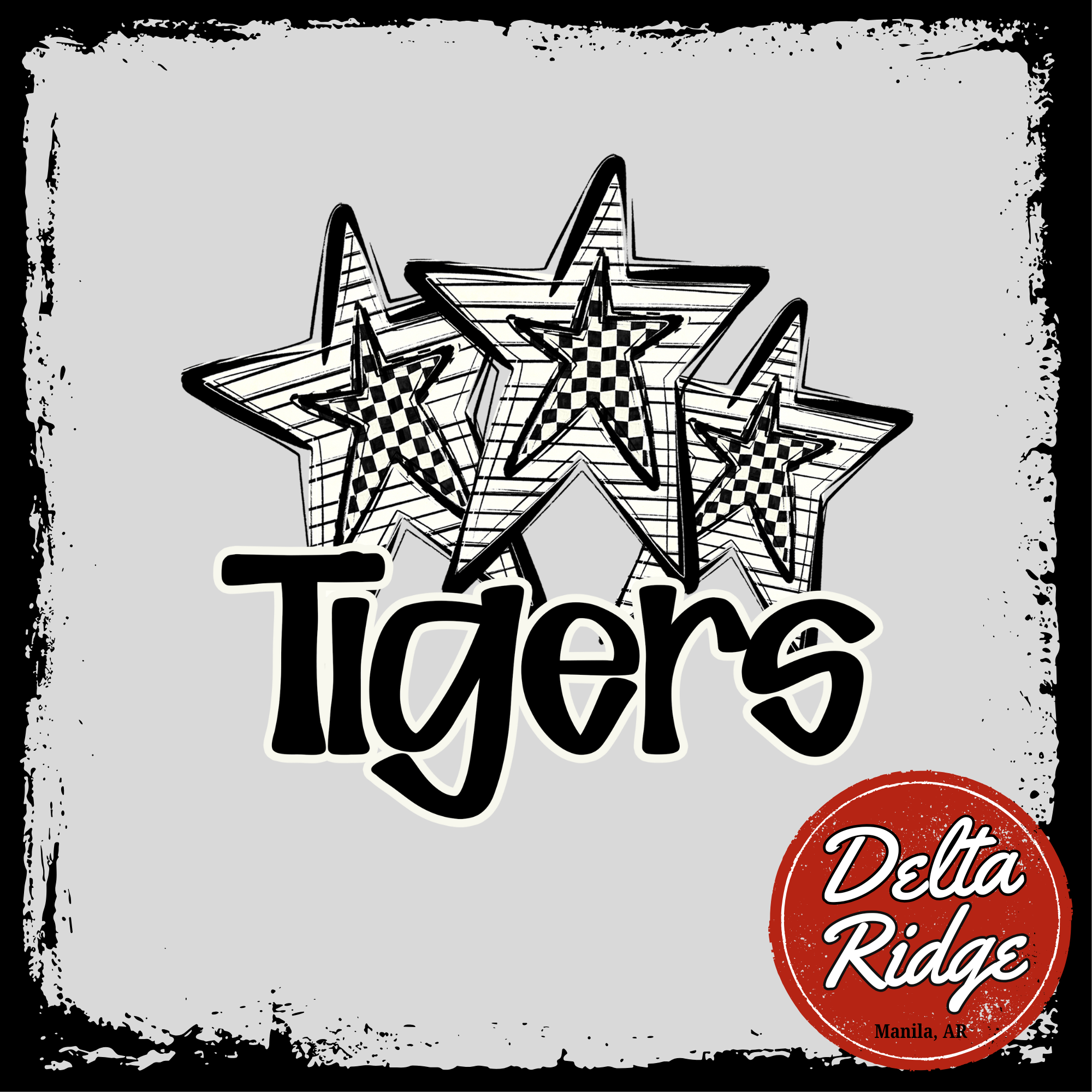 Custom Checkered Stars – Delta Ridge Designs