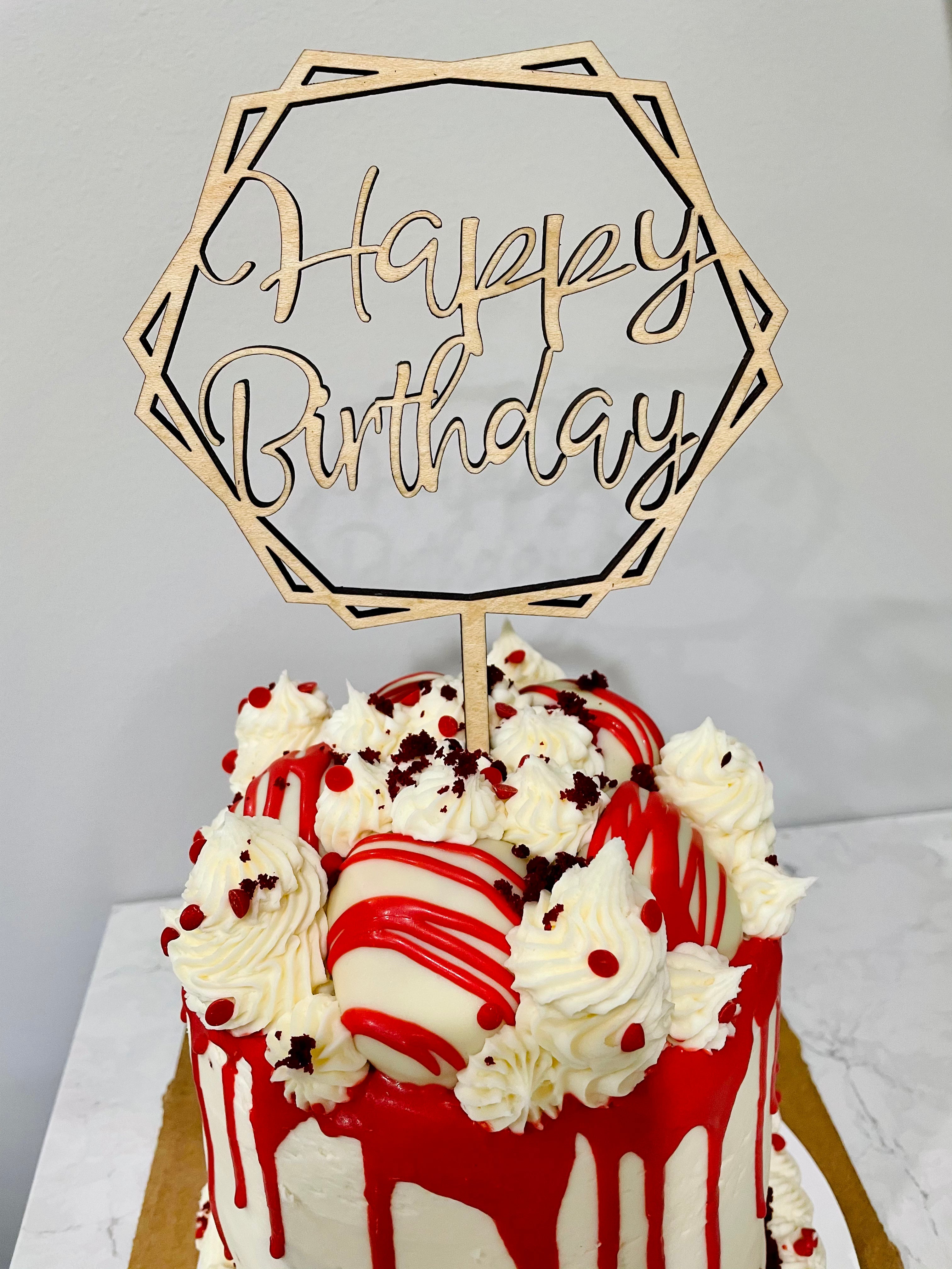 Customized Cake Topper – Delta Ridge Designs