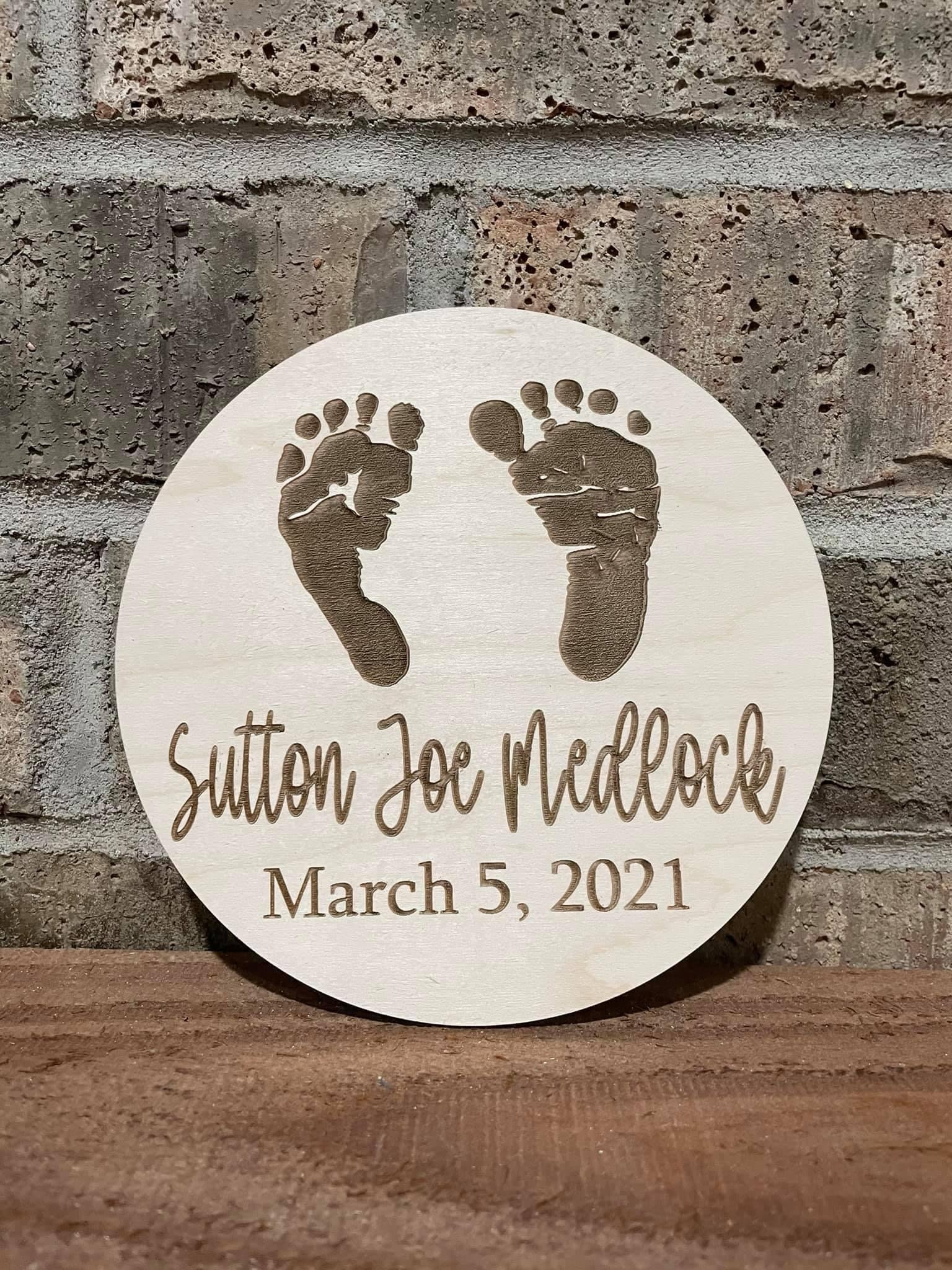 Child Footprints – Delta Ridge Designs